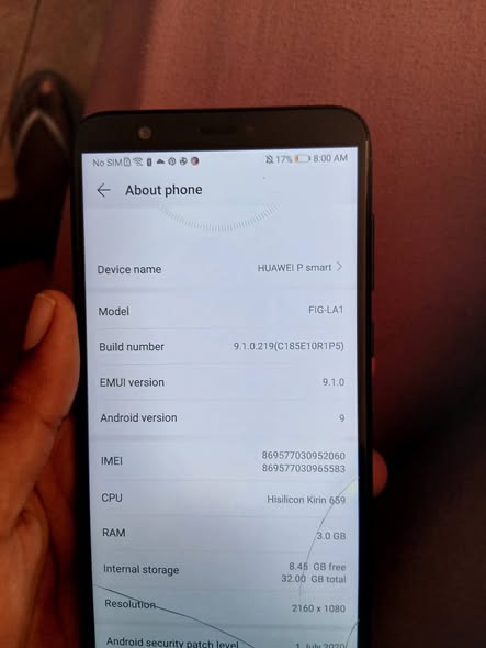 Huawei P Smart for sale in Windhoek - Cellphones - Kalahari Deals Namibia