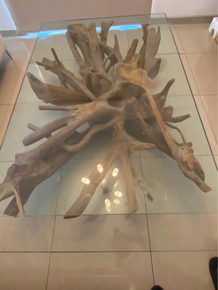 Unique Driftwood Glass Table for sale in Windhoek - Tables - Kalahari ...