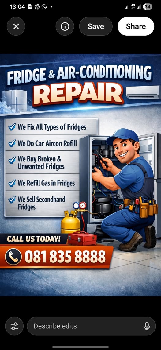 FRIDGE GAS REFILL in Windhoek - Repair - Kalahari Deals Namibia