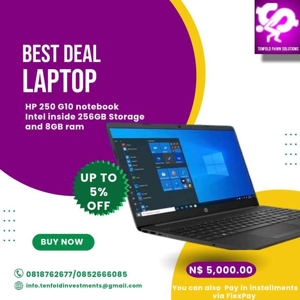 HP 250 G10 Notebook for sale in Windhoek - Laptops - Kalahari Deals Namibia