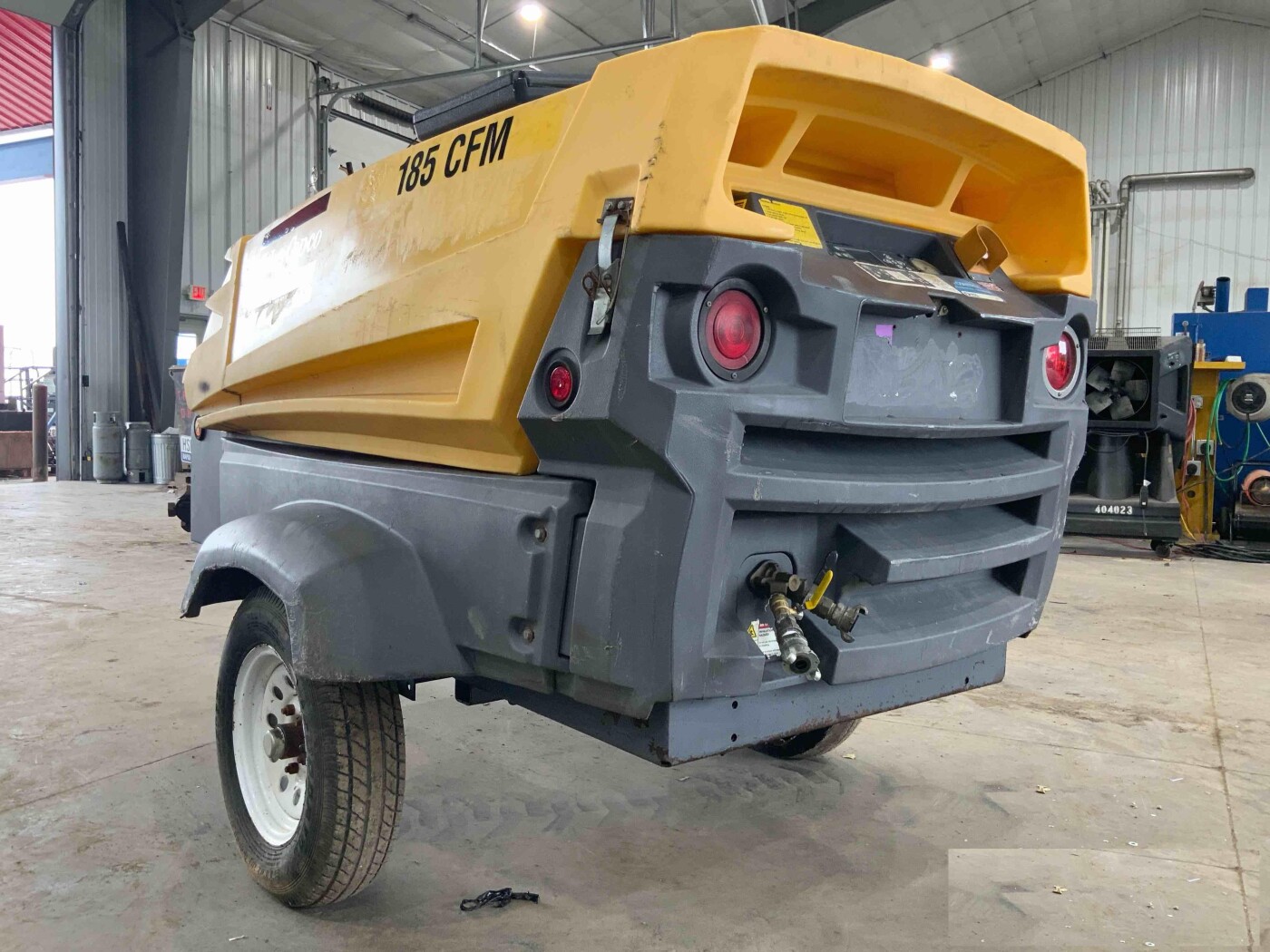 2016 Atlas Copco XAS 185 KD7 PE T4F 185 CFM Portable Air Compressor for ...