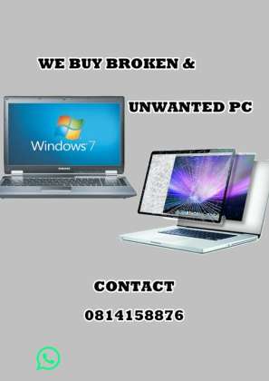 WE BUY BROKEN AND UNWANTED COMPUTERS for sale in Windhoek - Laptops ...
