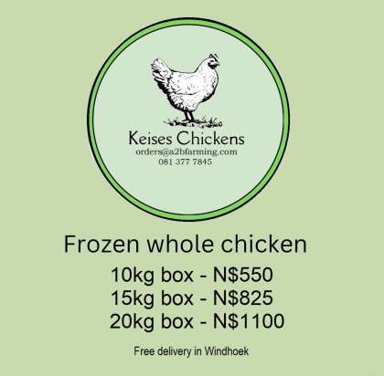 Frozen Whole Chicken per box for sale in Windhoek - Food & Groceries ...