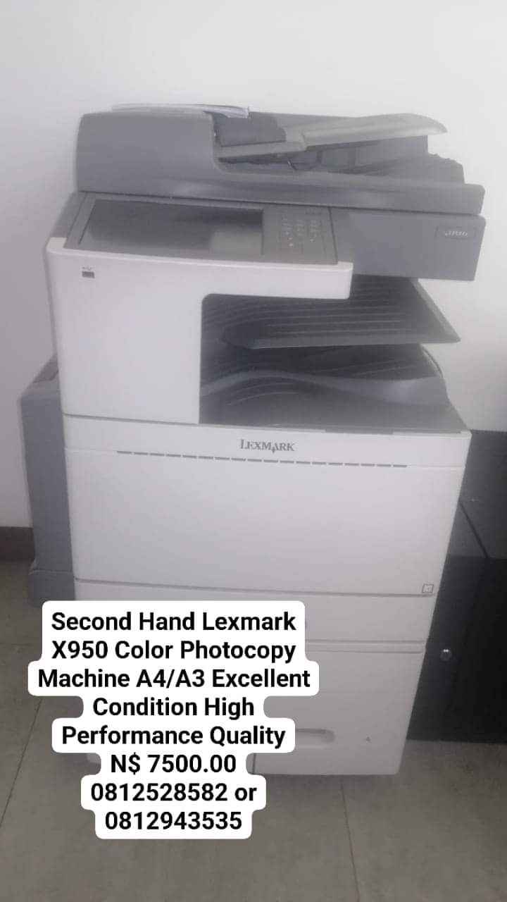 Lexmark X950 Color Photocopy Machine for sale in Windhoek - Printer - Kalahari Deals Namibia