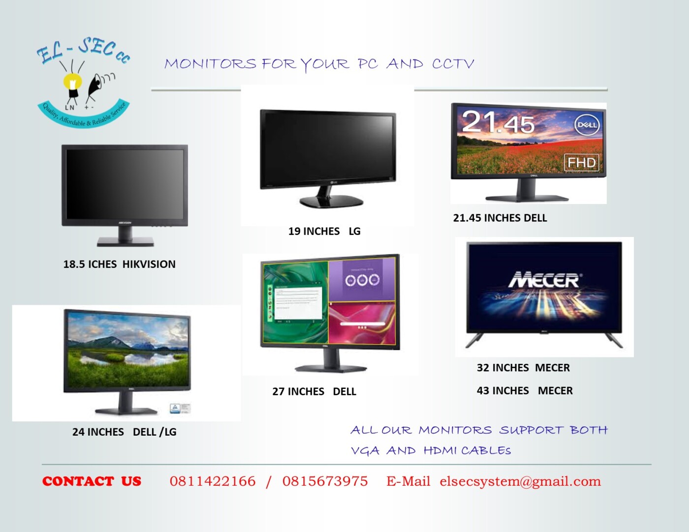 Monitors For Sale for sale in Windhoek - Monitors - Kalahari Deals Namibia