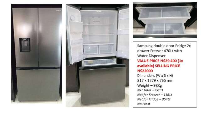 NEW Double door Fridge Freezer and Box freezer for sale in Swakopmund ...