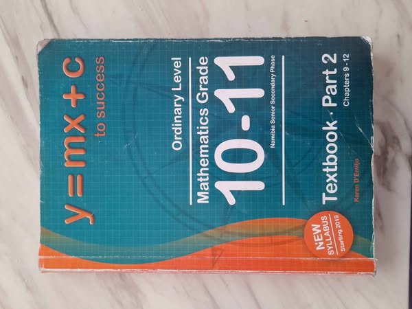 Mathematics text book Grade 10-11 for sale in Windhoek - Books ...
